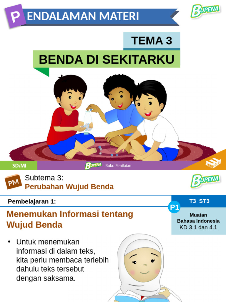 Bupena 3b Tema 3 Subtema 3 | PDF