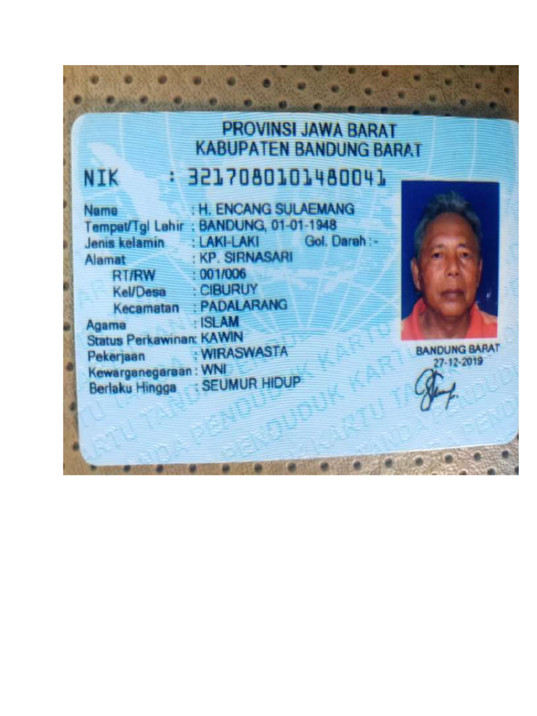 KTP Direktur, CV - Hegar Jaya | PDF