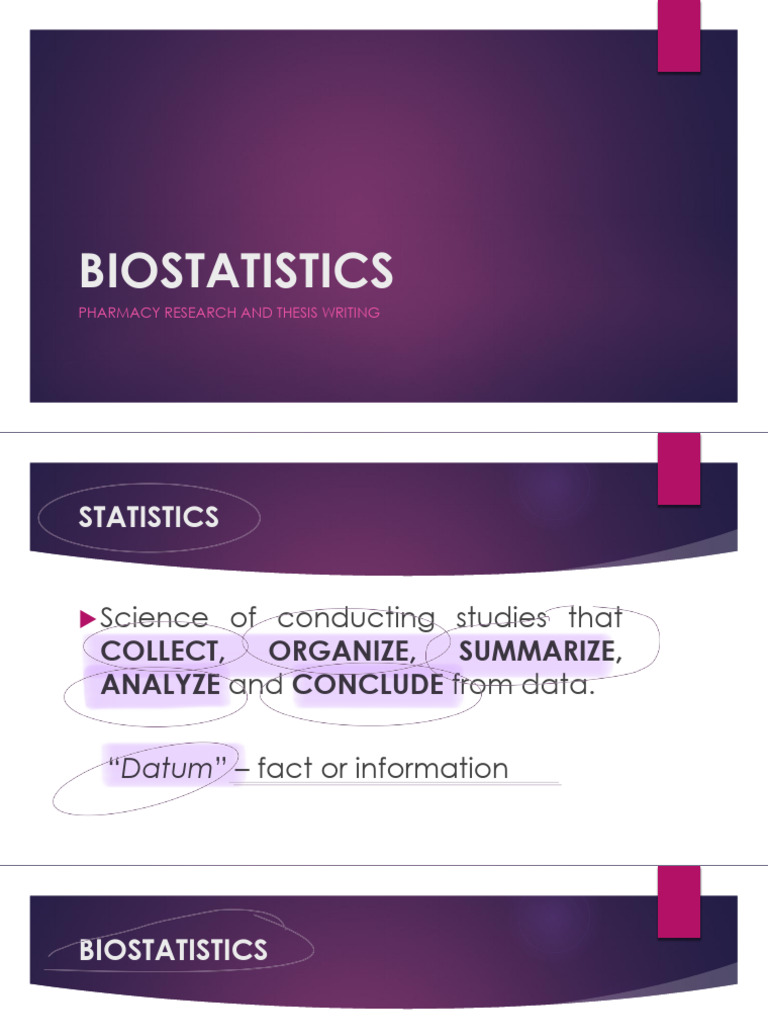 Res 2 - Review of (Bio) Statistics | PDF | Level Of Measurement | Statistics