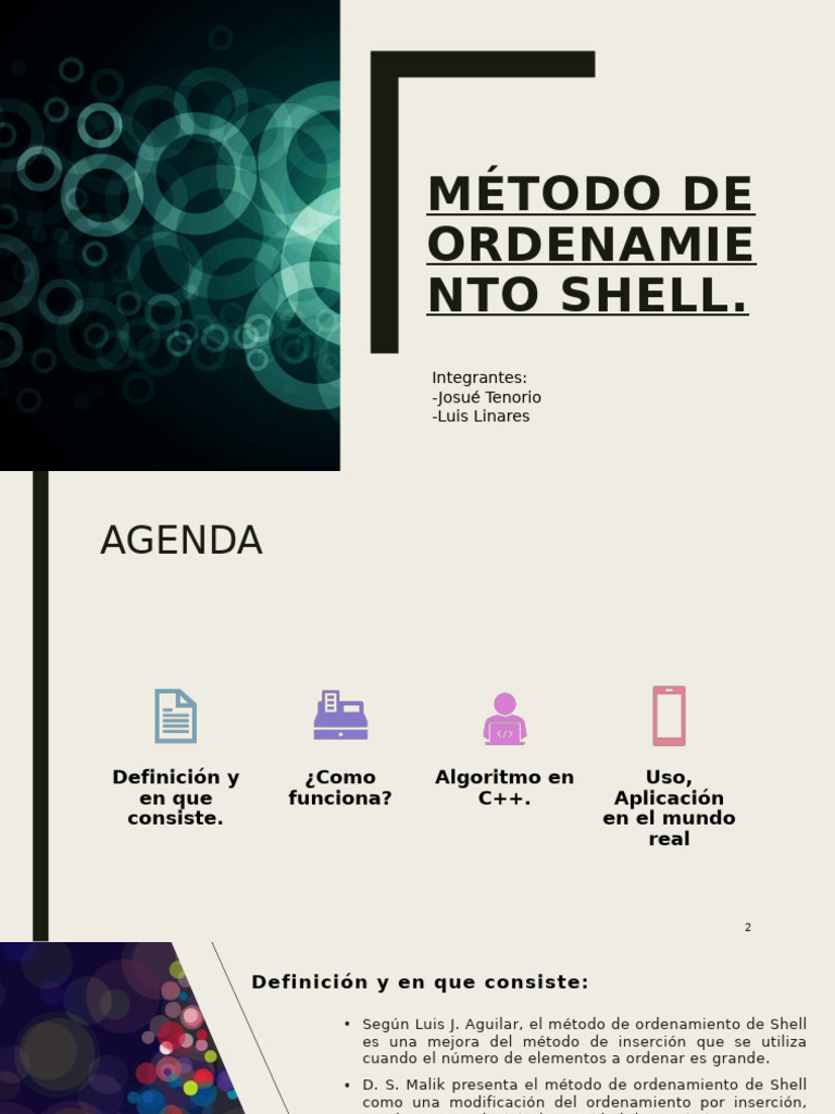 Método de Ordenamiento Shellv2 (V3) | PDF