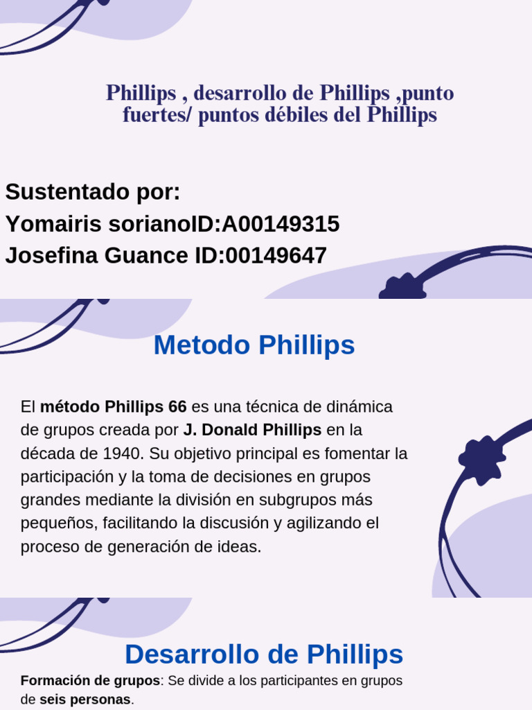 Método Phillips | PDF