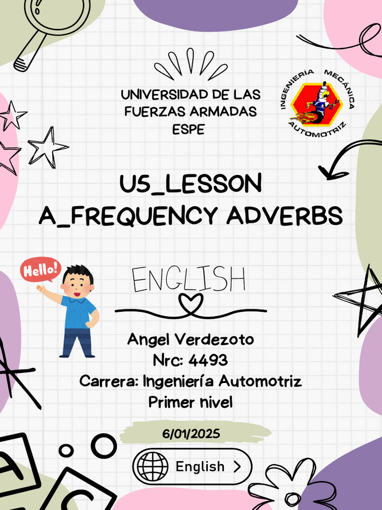 U5 - Lesson A - Frequency Adverbs | PDF