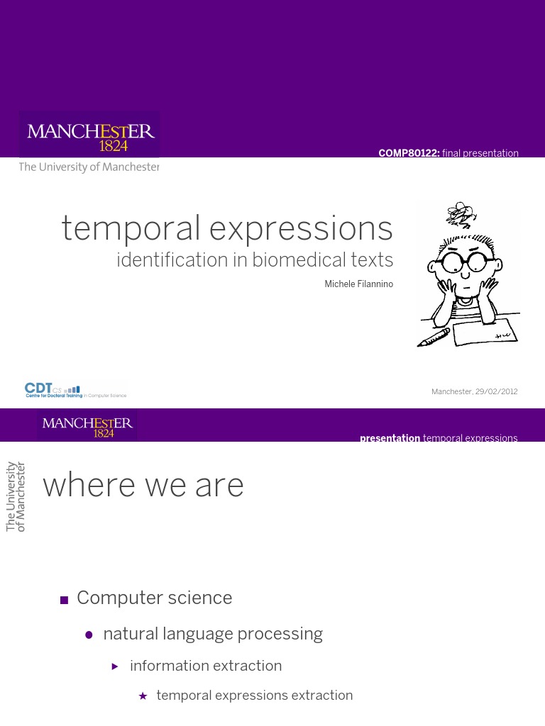 Temporal Expressions In Bio Medical Texts Pdf Information Science