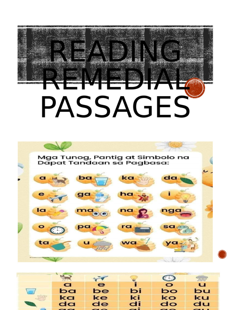 Reading Remedial Passages | PDF