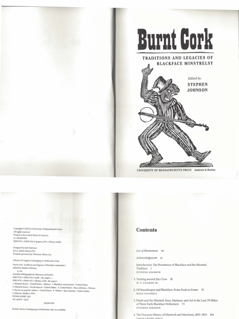 Burnt Cork Introduction | PDF | Minstrel Show | Performing Arts