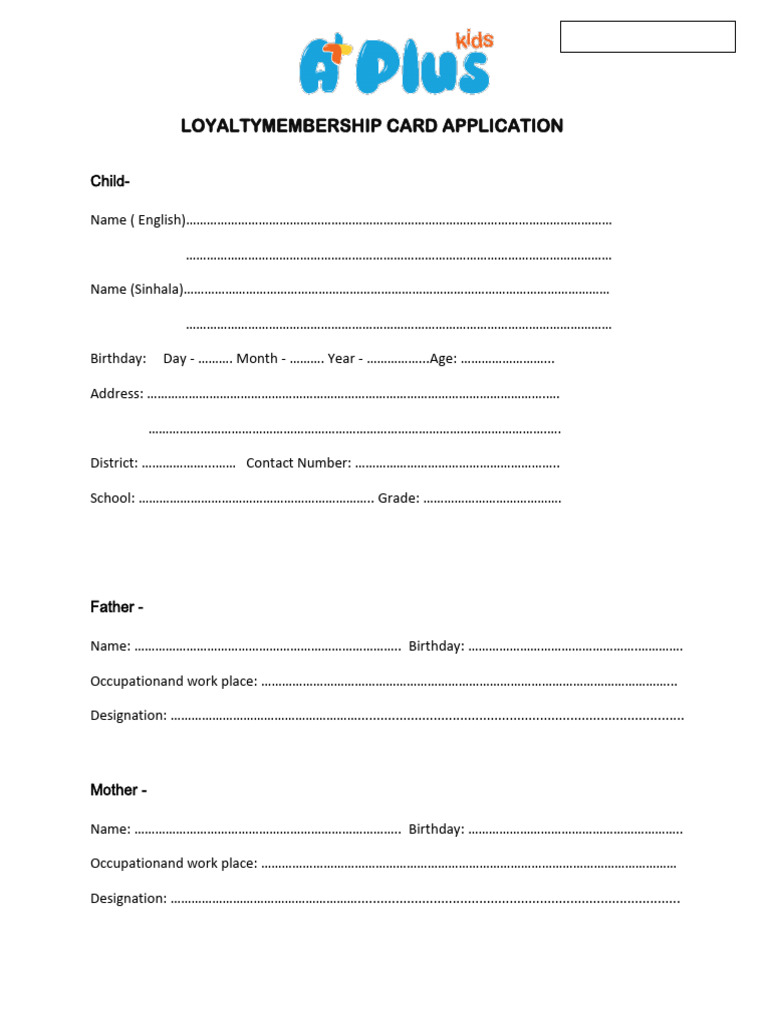 A Plus Loyalty Membership English | PDF