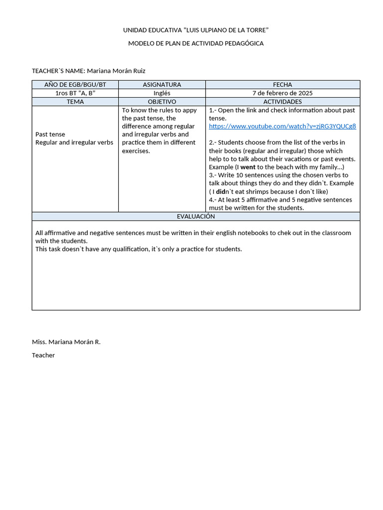 MPAD 1ros BTM | PDF