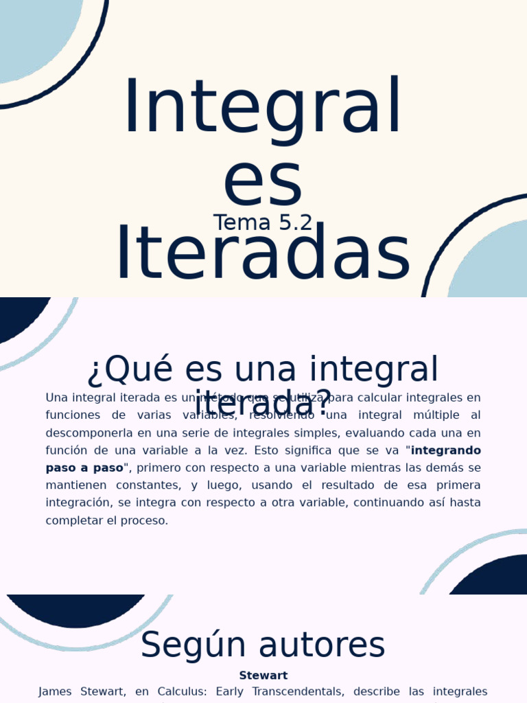 Integral Iterada: Método y Ejemplos | PDF | Integral | Análisis