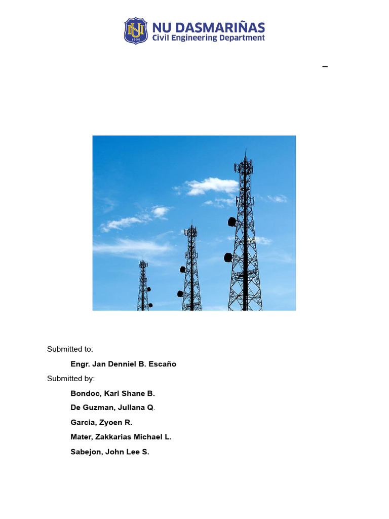 Earthquake-Resistant Design of Towers | PDF | Structural Load | Civil ...