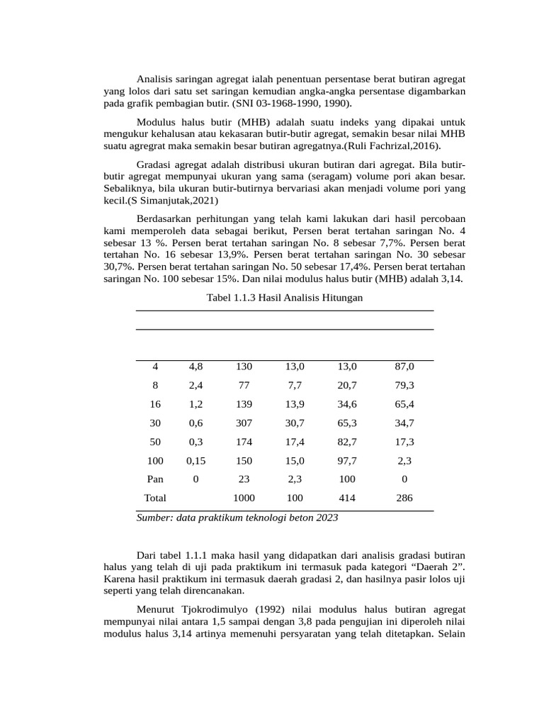 distribusi agregat | PDF