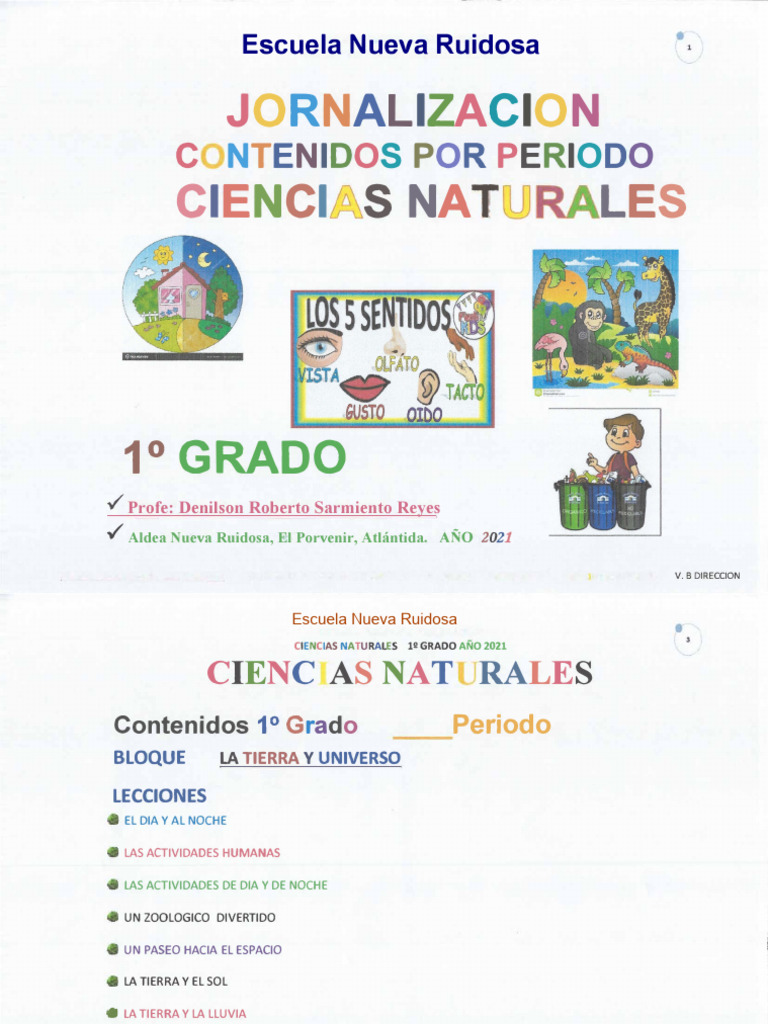 jornalizacion ccnn 2 parcial | PDF