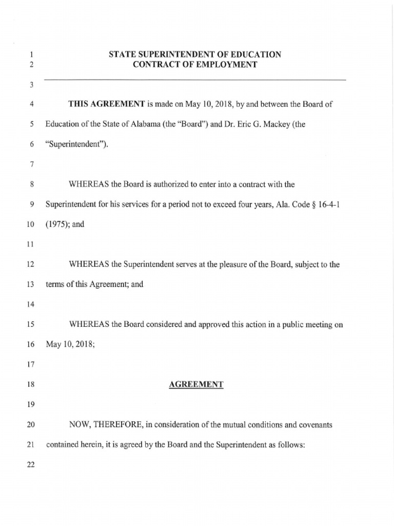 Eric Mackey 2018 Contract. | PDF