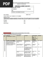 Individual Work Plan Sample | PDF | Classroom | Teachers