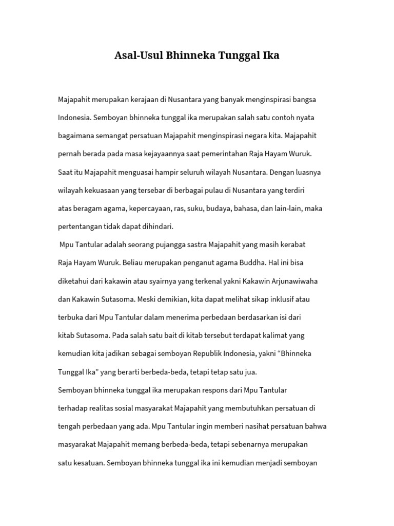 Asal-Usul BTI | PDF
