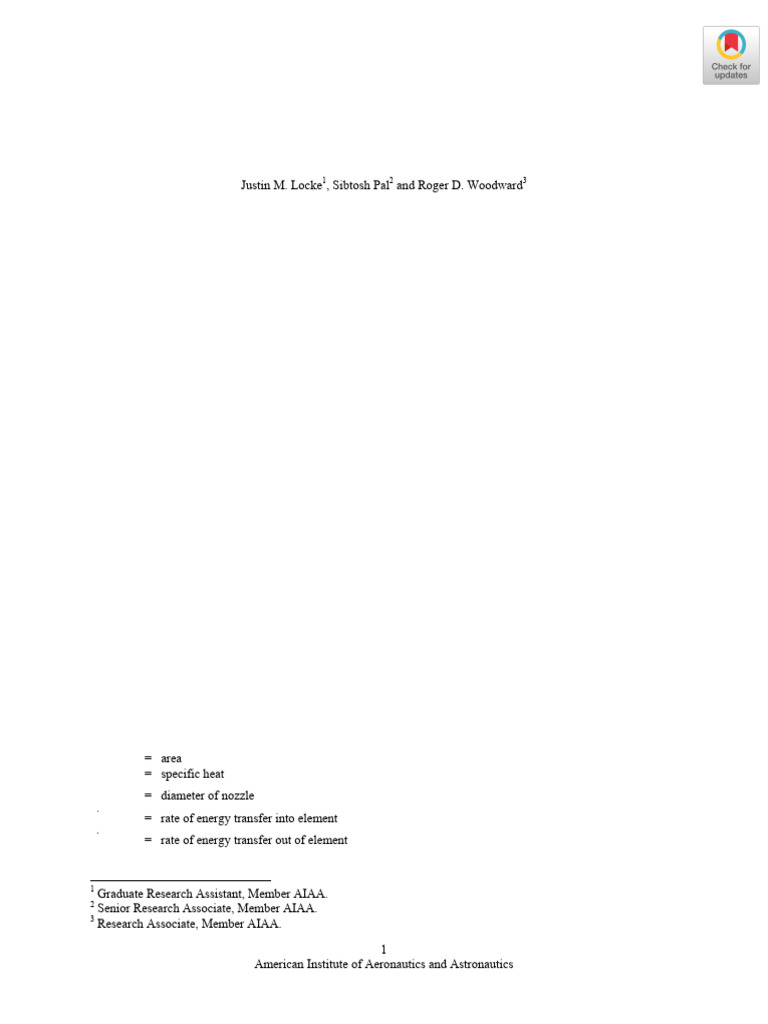 LOX/CH4 Rocket Injector Heat Flux Study | PDF | Rocket Propellant | Nozzle