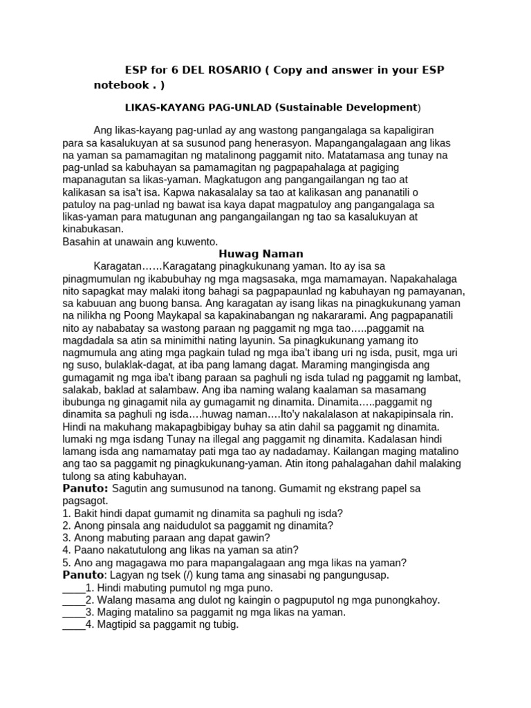 Esp Activity January 202025 | PDF