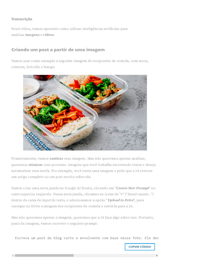 IA - Aula 3 Ativ 2 Análise Imagens Vídeos | PDF | Inteligência artificial | Inteligência ...