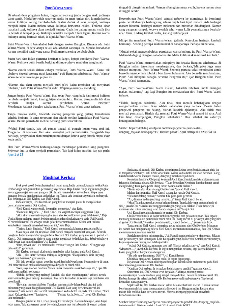 CERPEN | PDF