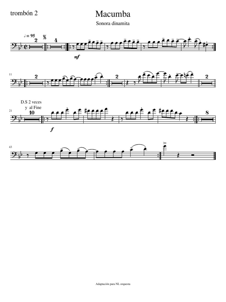 Macumba-Trombón 2 | PDF