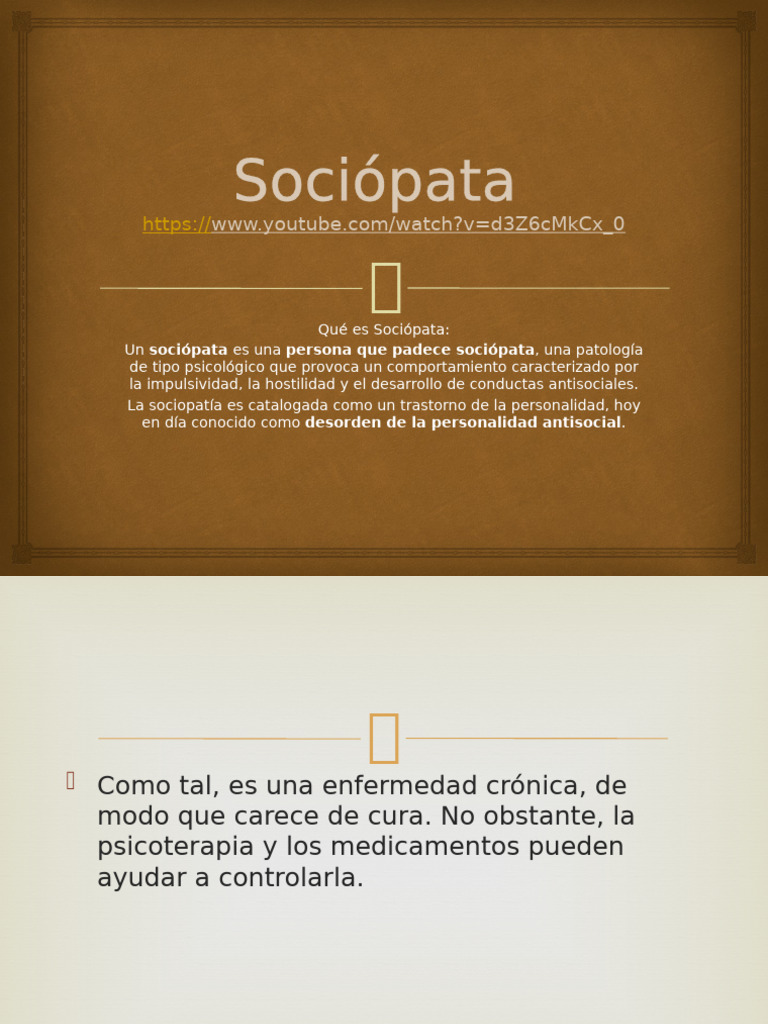 Sociopata | PDF | Psicopatía | Desorden de personalidad antisocial