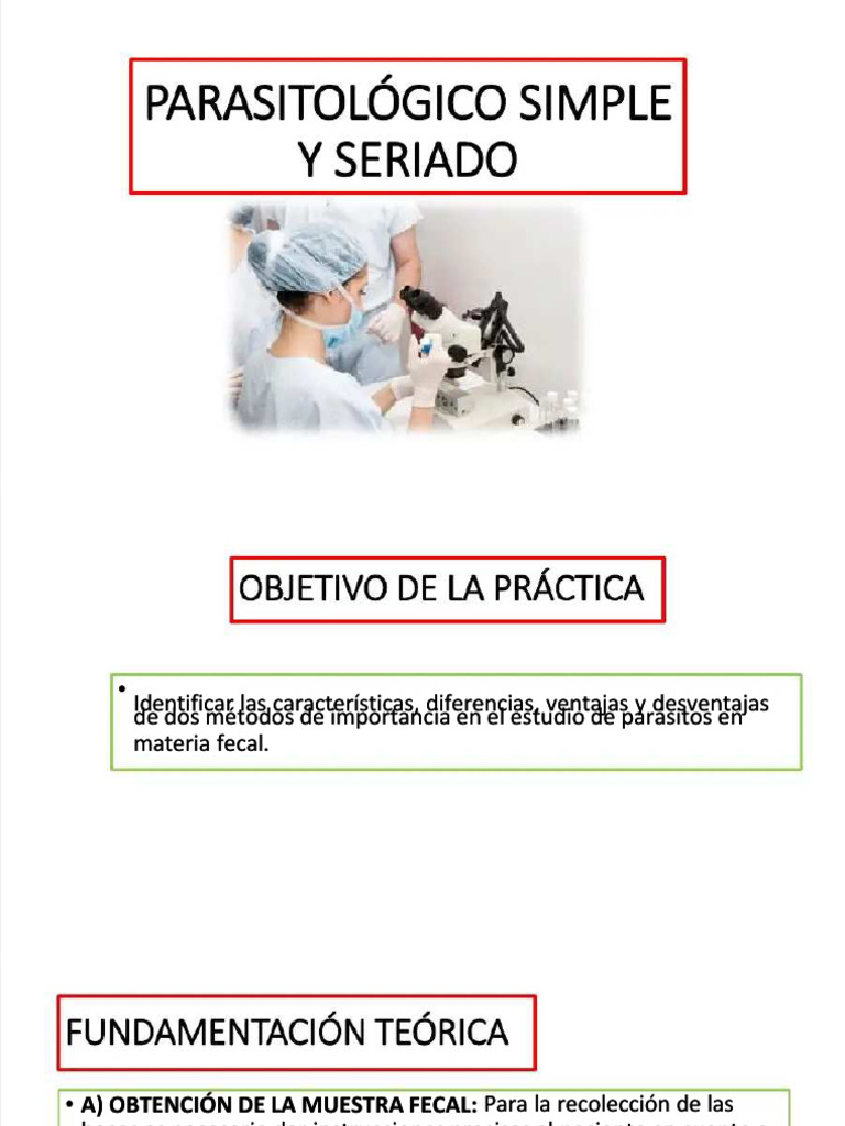 PDF Parasitologico Simple y Seriado Compress | PDF