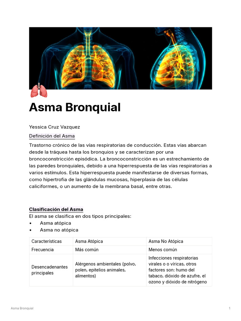 Asma Bronquial | PDF | Asma | Inflamación