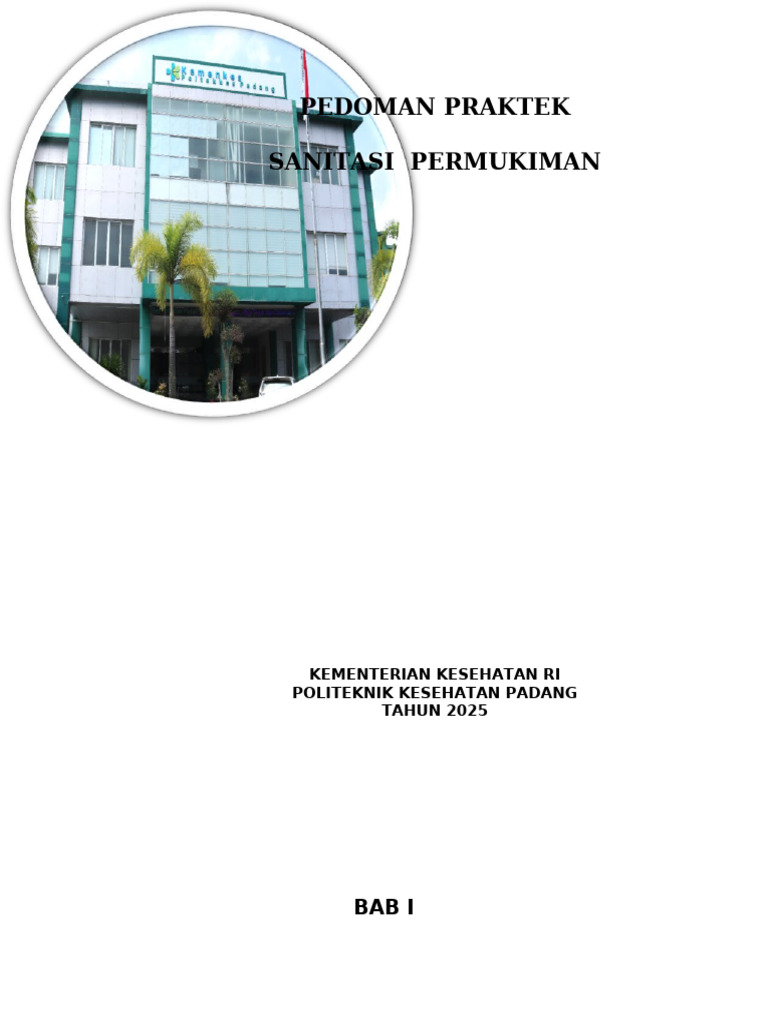 2025 - Pedoman Prakt - Pemukiman-D3 | PDF