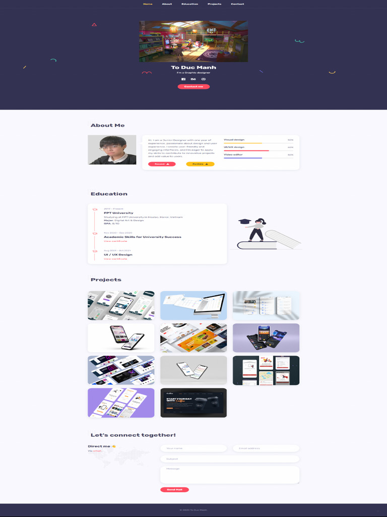 To Duc Manh - Portfolio | PDF