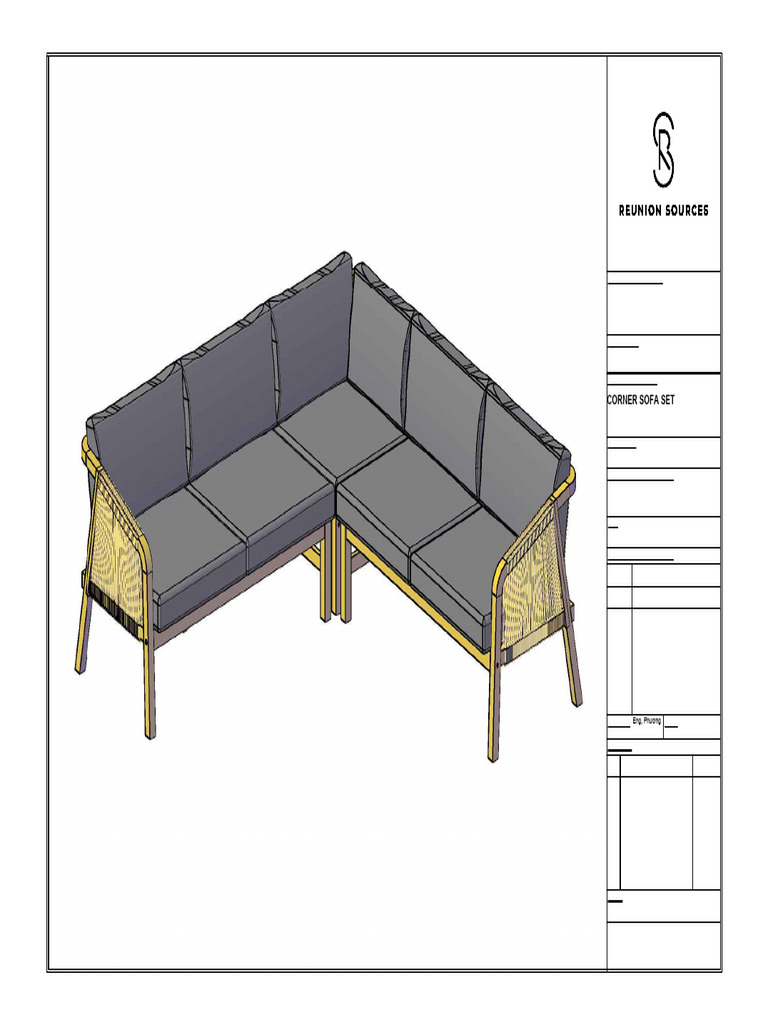 Shiro Corner Sofa Set 08032024 | PDF