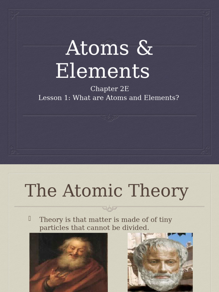 Understanding Atoms and Elements Basics | PDF | Atoms | Atomic Nucleus