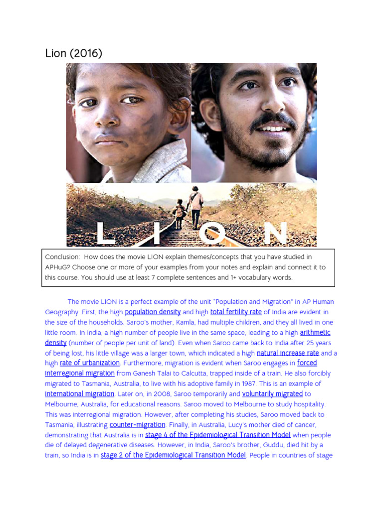 APHG Lion 2016 | PDF