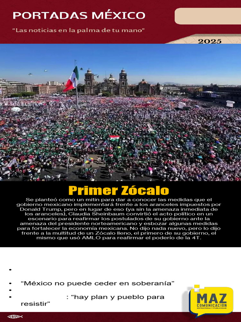 Portadas México 100325 | PDF | Periódicos | Ciudad de México