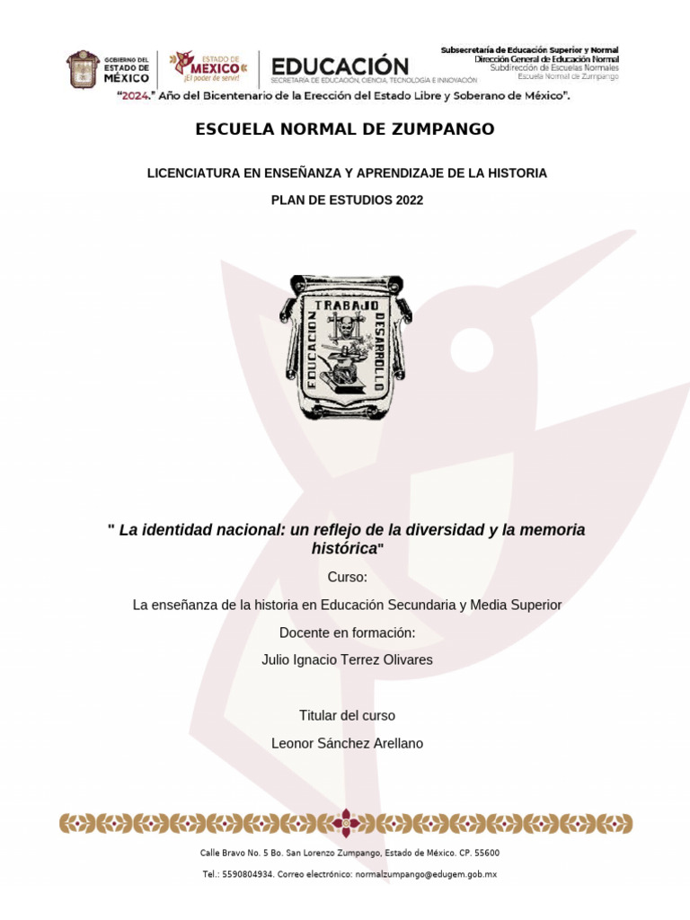 Identidad Nacional Mexicana y Diversidad | PDF | Nación | México