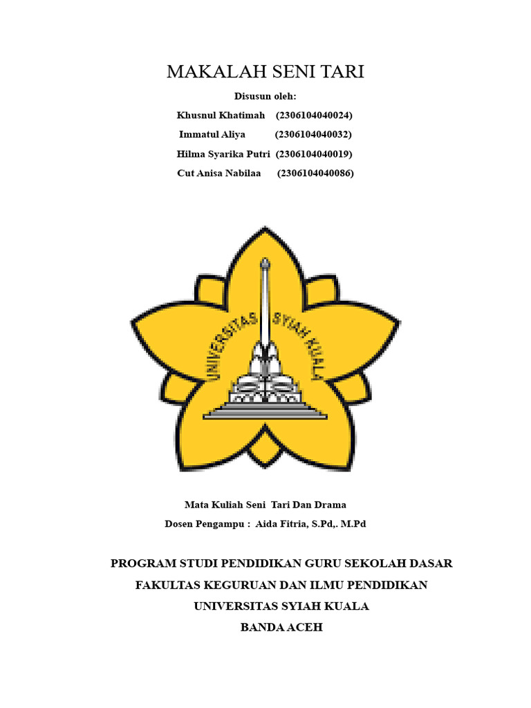 Seni Tari Tarek Pukat: Budaya Aceh | PDF