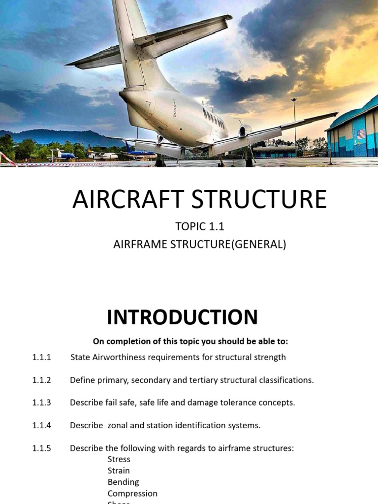 AIRCRAFT STRUCTURE - TOPIC 1.1 | PDF | Stress (Mechanics) | Structural Load