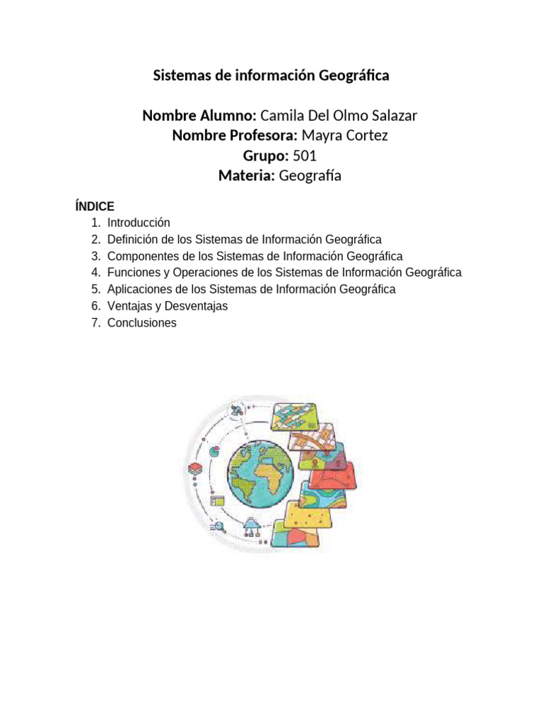 Sistemas de Información Geográfica | PDF | Sistema de información ...