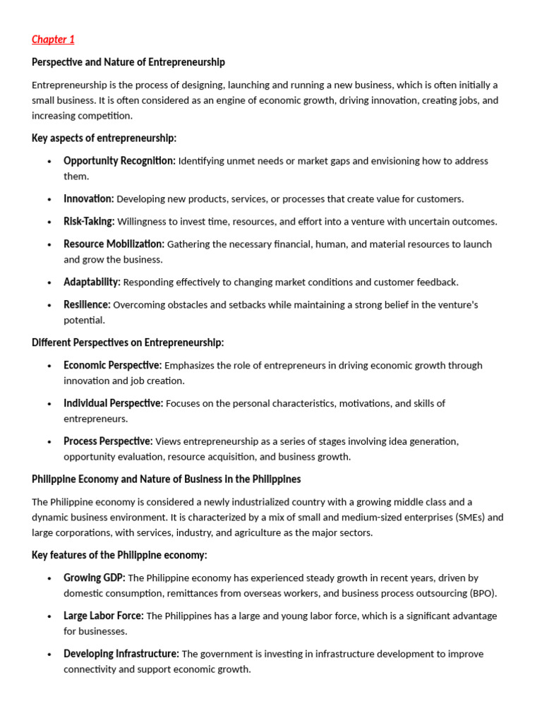 Entrepreneurship's Role in Economic Growth | PDF | Entrepreneurship ...