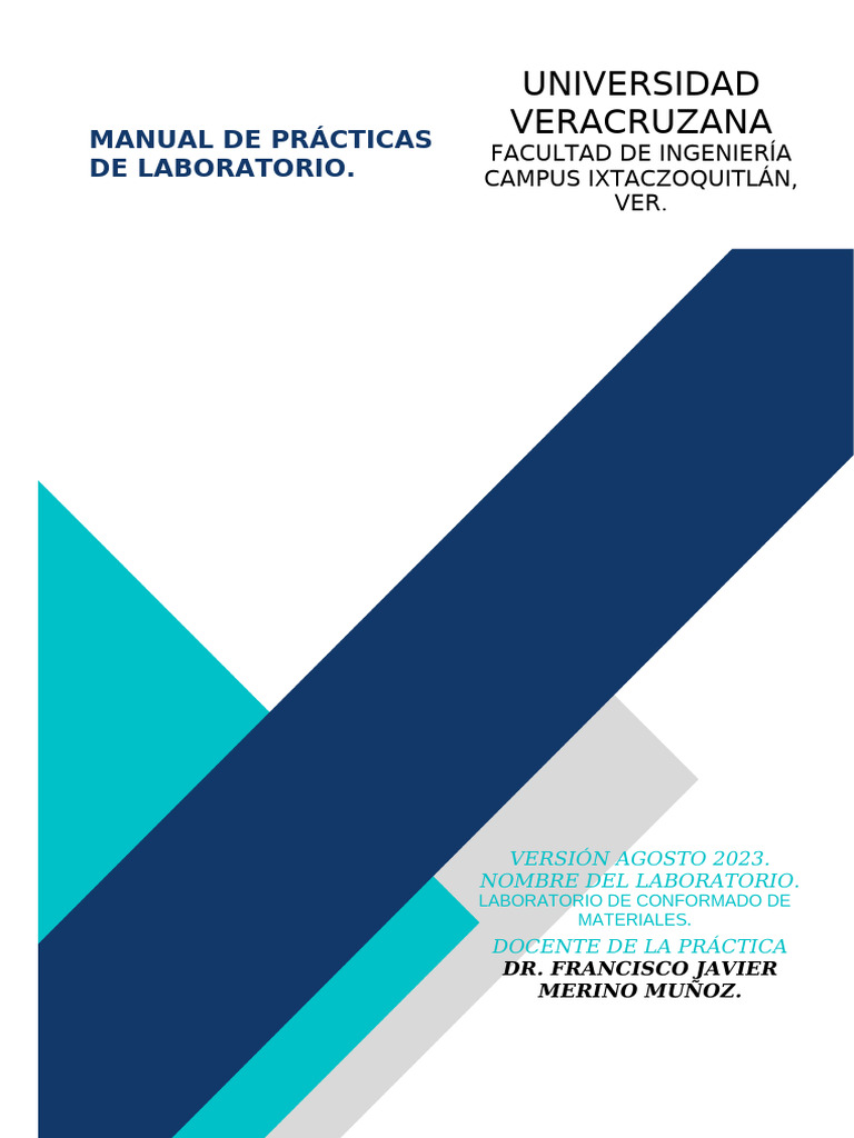 PRACT No 6 LAB PROC CONF DE MATERIALES A | PDF | Laboratorios