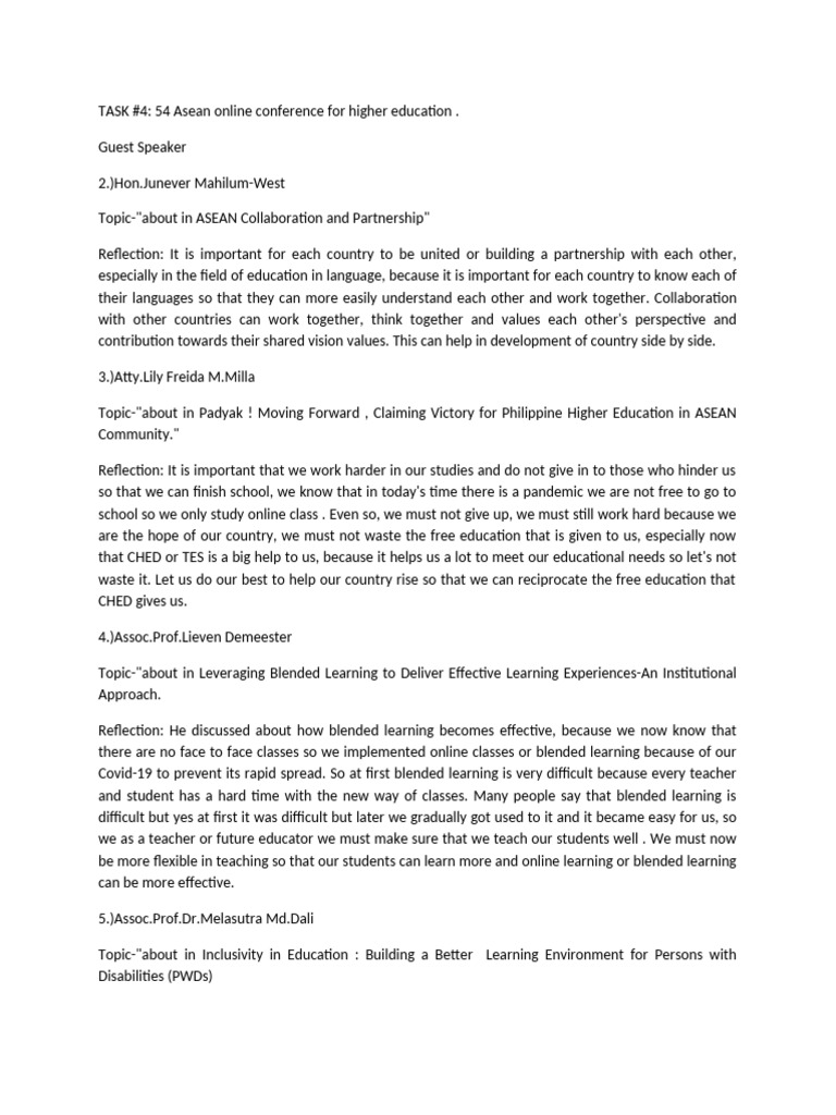 Task #4_ 54 Ase-wps Office | PDF | Education Theory | Cognition