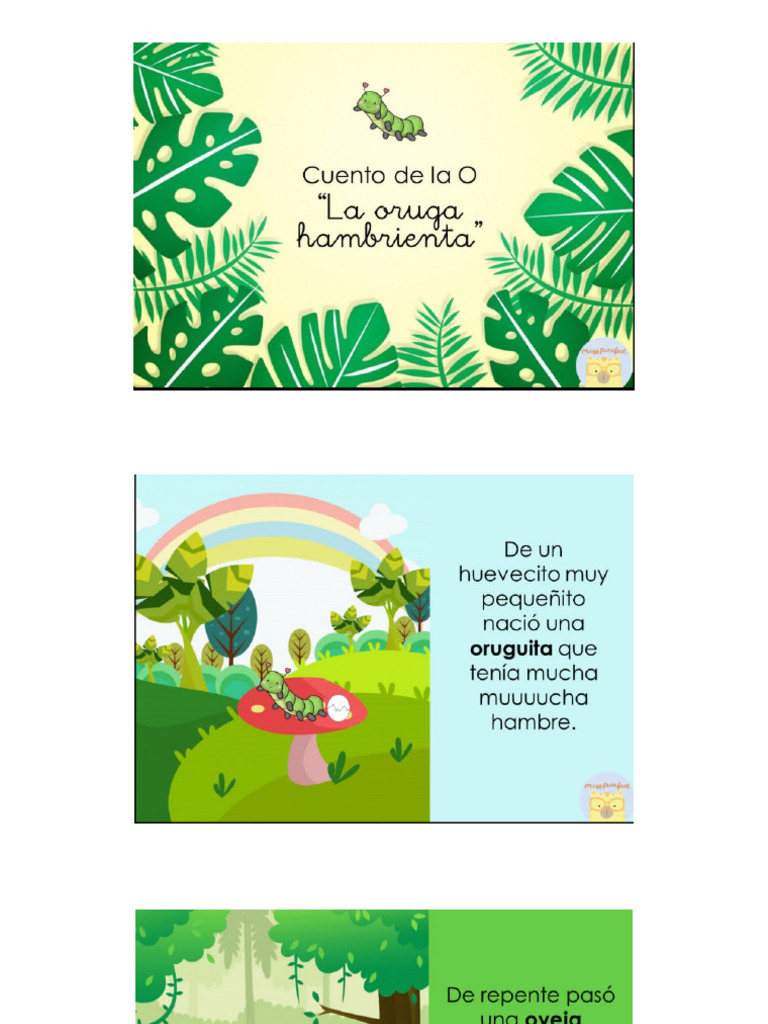 Cuento de La Letra o | PDF
