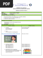 Grade 4 Weather Elements Lesson Plan | PDF | Atmosphere Of Earth | Wound