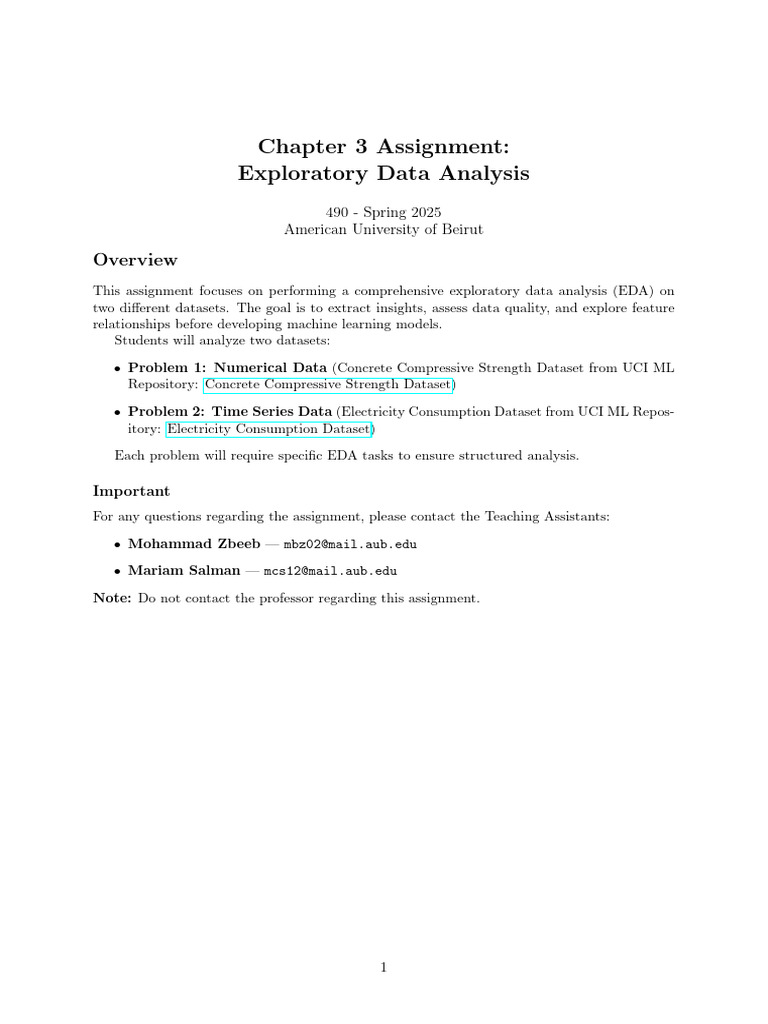 ch3 Assignment | PDF | Statistics | Data Analysis