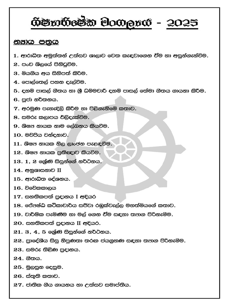 Niyaya Pathraya | PDF