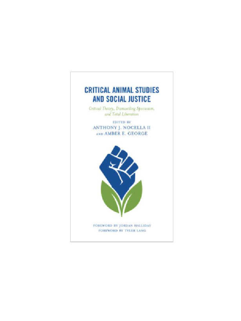 Critical Animal Studies and Social Justi | PDF