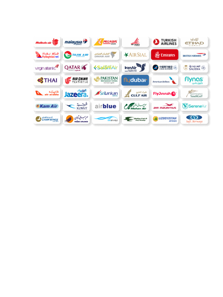 All Airlines With Logos | PDF