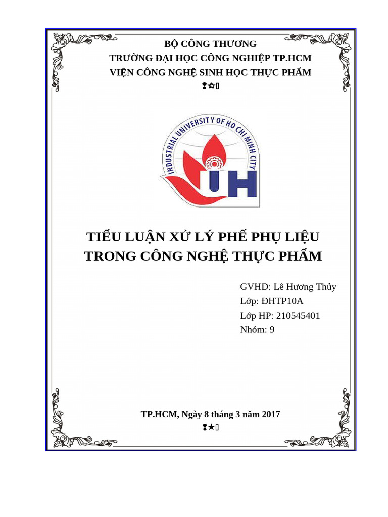 Sa Du Nanh Dong Hp IUH | PDF