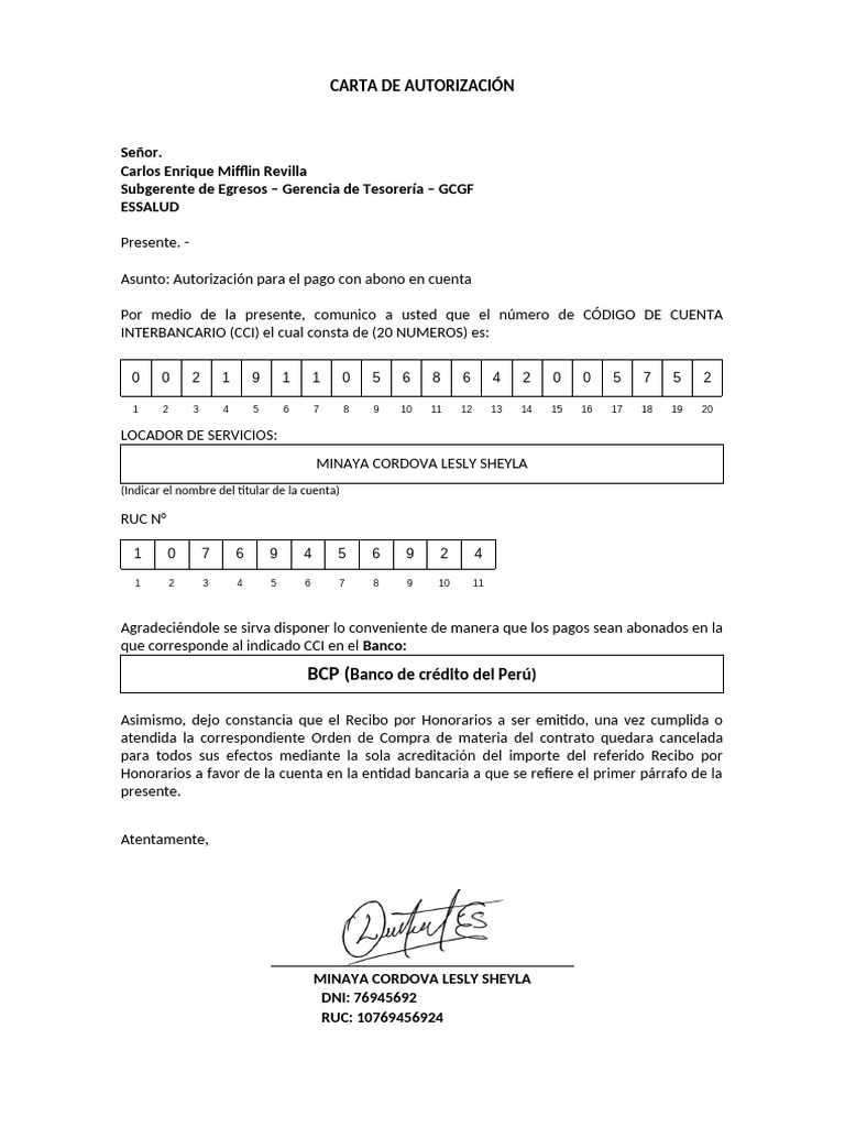 CARTA CCI 0703 | PDF