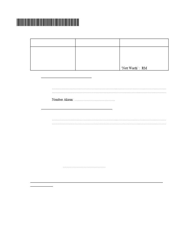 Borang C | PDF