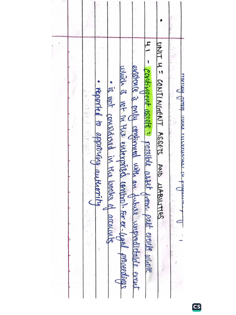 Accounting CA Foundation Notes Ch1 U4 | PDF