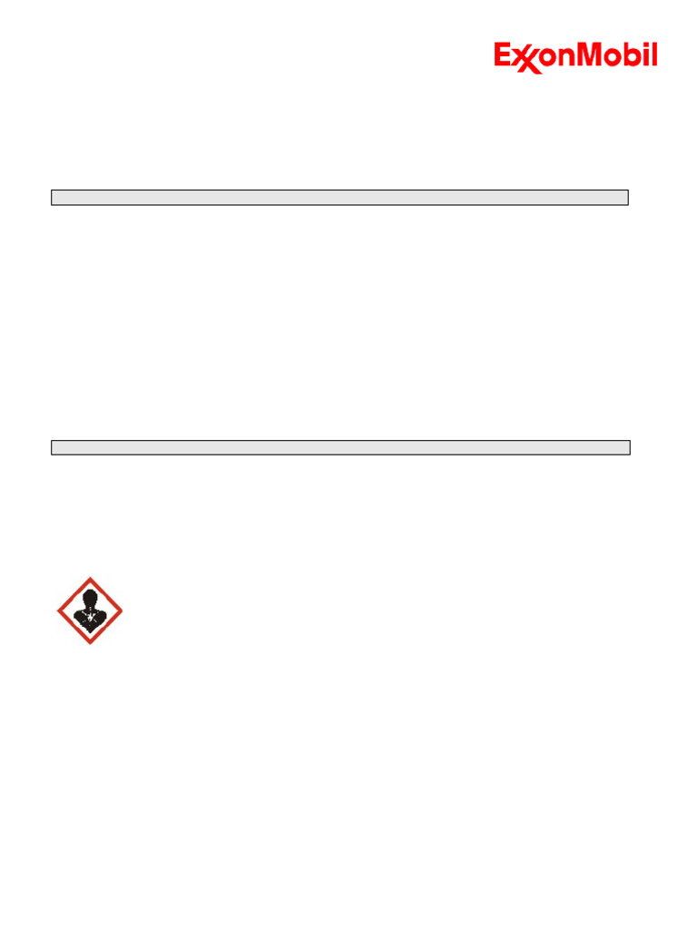 Mobil Jet Oil 254 MSDS Summary | PDF | Safety | Occupational Safety And ...